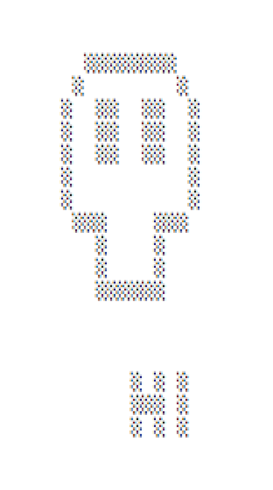 ASCII PAINT (SKELETON EDITION) by alienmelon