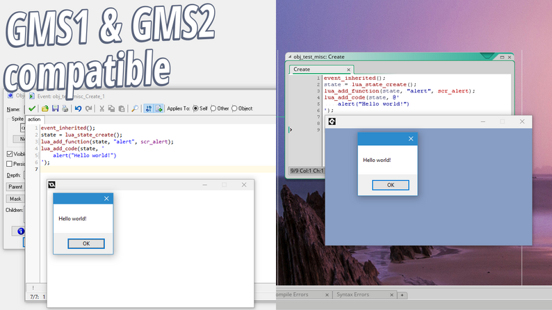 Apollo - Use Lua in GameMaker games by YellowAfterlife