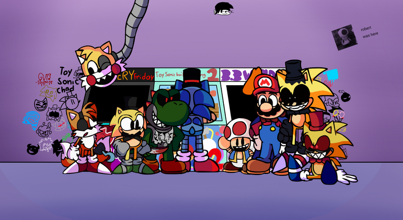 Fnf mobile vs clone sonic by robertboom