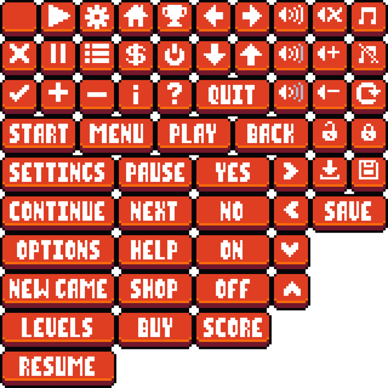 Buttons Pack by SlyFoxStudios