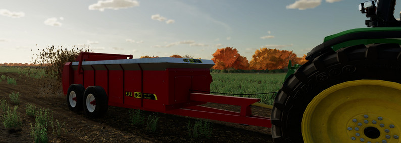 FS22 H&S 3143 Manure Spreader by wademitch Modding And Edits