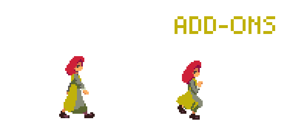 Dancing Girl Sprites by ansimuz