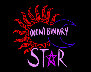 (non)binary star by ryan rose aceae (gendervamp)