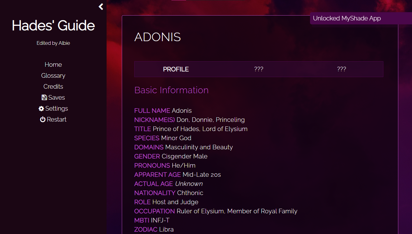 Hades' Guide by albie