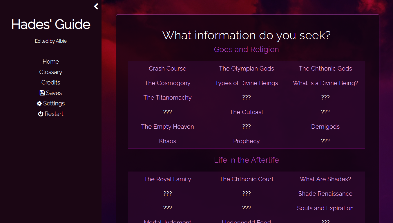 Hades' Guide by albie