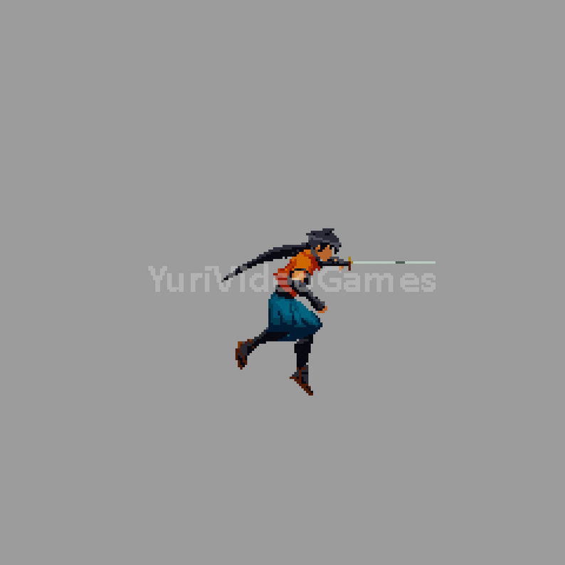 Pixel Art Sprites Asset Pack - Shinobi Boy by YuriRibeiro