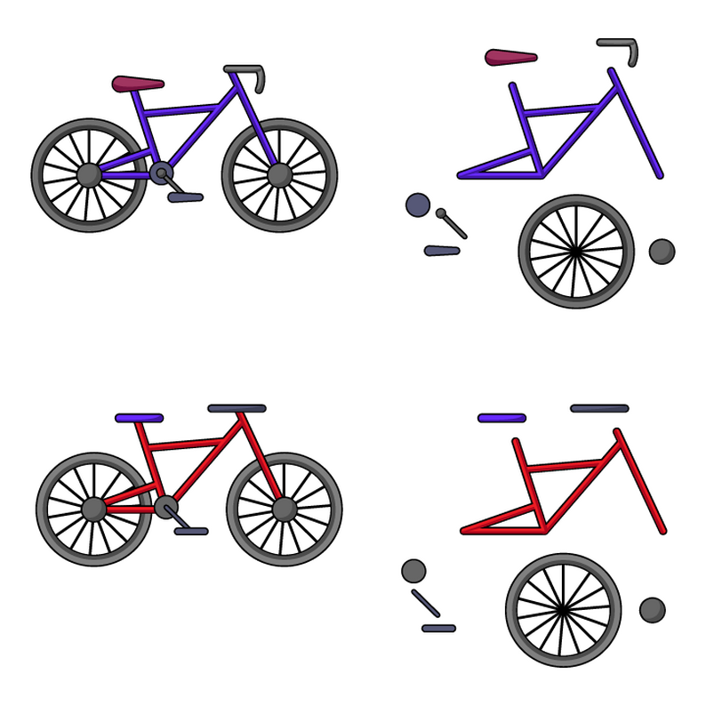 2d bicycle by SunGraphica