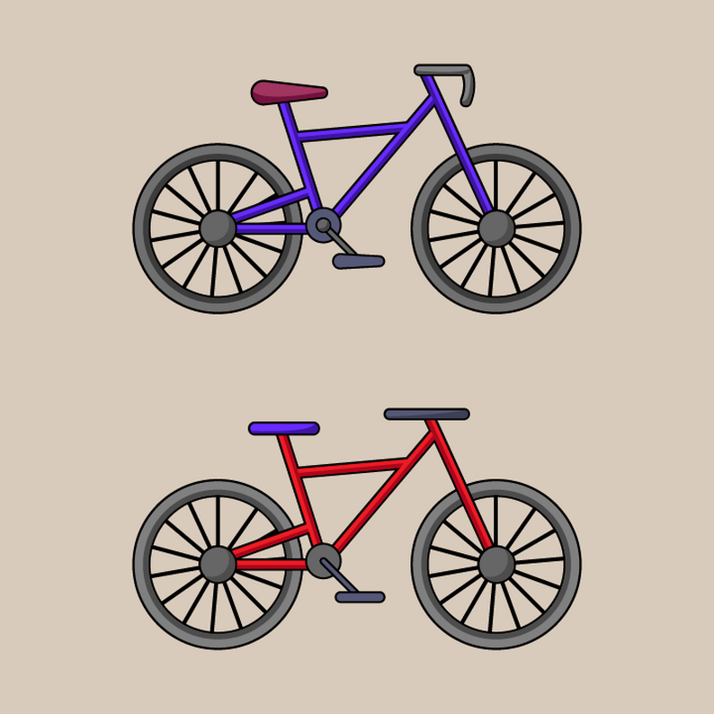 2d bicycle by SunGraphica