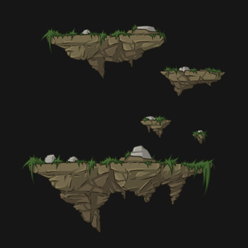 Levitating Hand-Drawn Platforms by Fantazmo Art