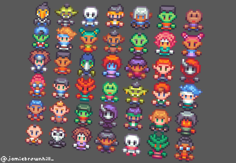 World of Solaria: Sprite Pack by jamiebrownhill