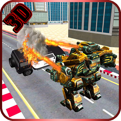 Police Robot Transform Rampage by WhatGames