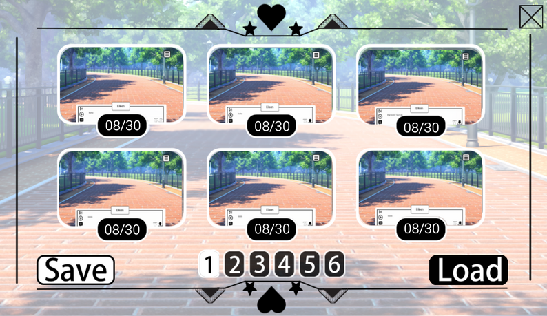 Visual Novel GUI Pack 007 by Smileflower