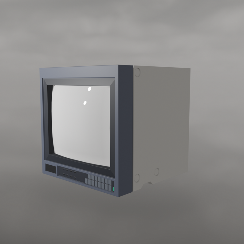 CRT Model and Example Project Godot 3.4 by Chafmere