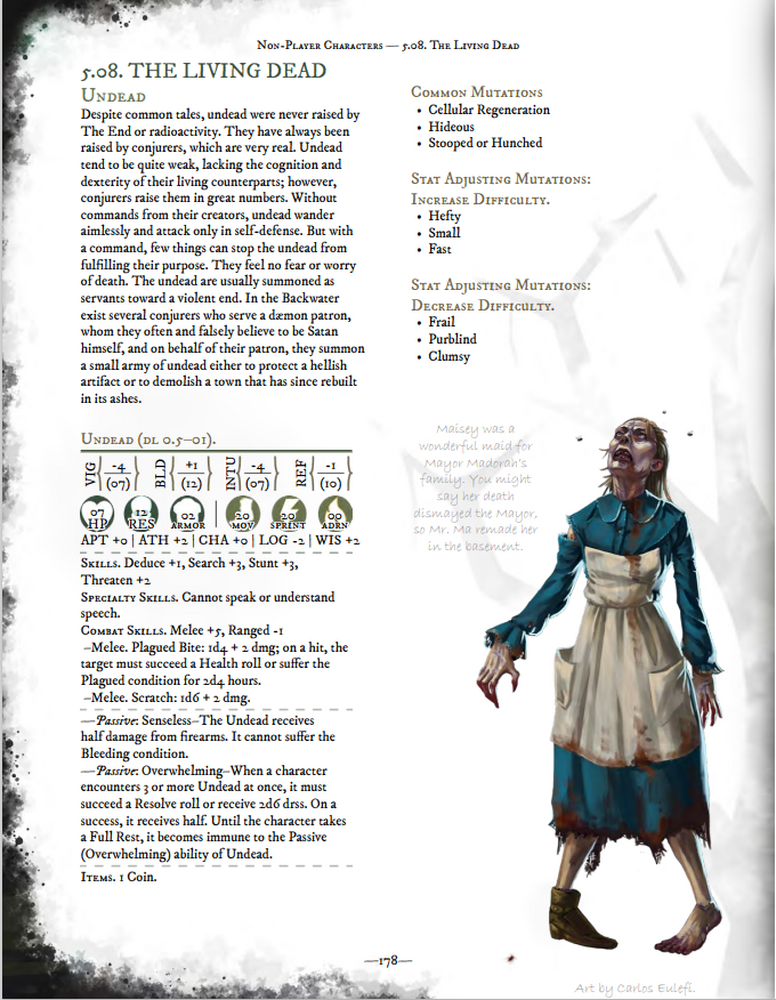 Backwater: A Southern-gothic Horror TTRPG by Backwards Tabletop