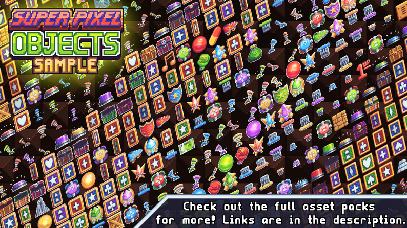 Super Pixel Objects Sample by unTied Games