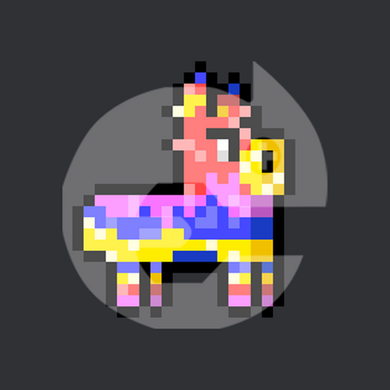 Piñata pixel art 24x24 by Camacebra Games