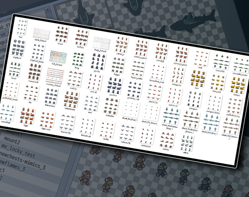 Animals Sprite Pack 2 by finalbossblues