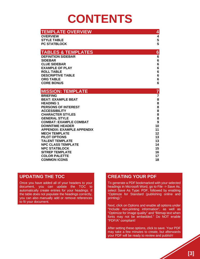 Lancer RPG Template by Valkyrion