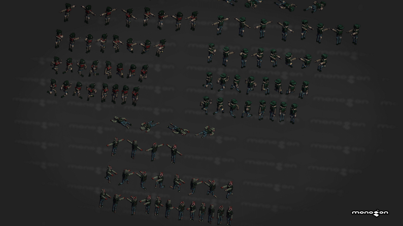 Isometric Zombie Apocalypse - monogon by monogon