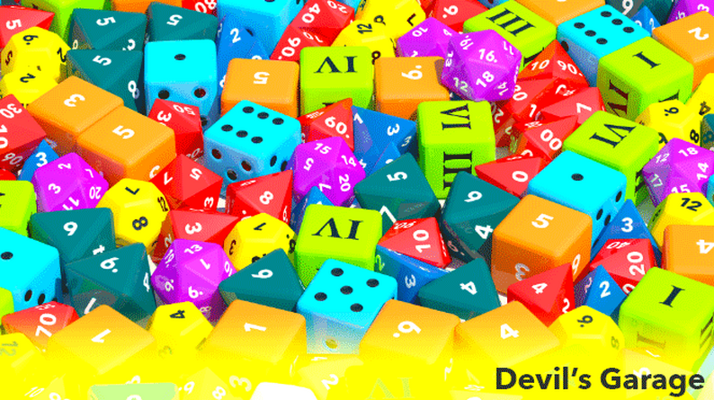 Low Poly Dice Asset Pack - Devils Work.shop by DevilsWork.shop