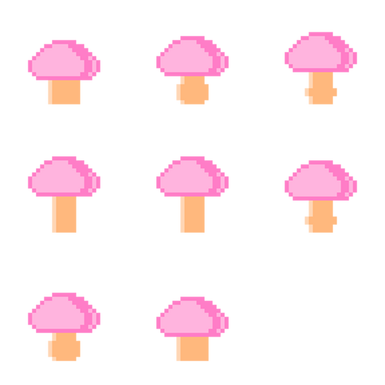 Free Animated Mushroom Sprite Assets by unbreaded