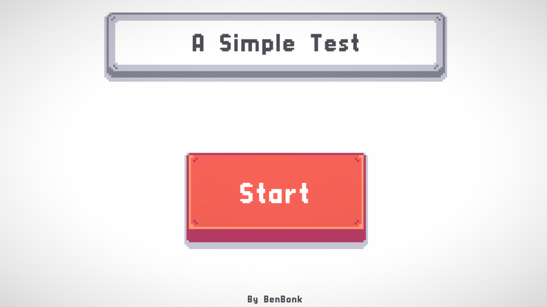 A Simple Test by BenBonk