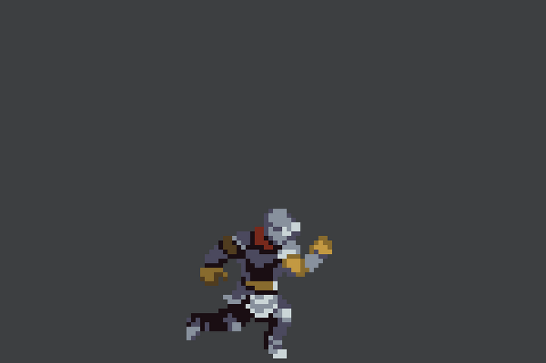 Fantasy Knight - Free Pixelart Animated Character by aamatniekss