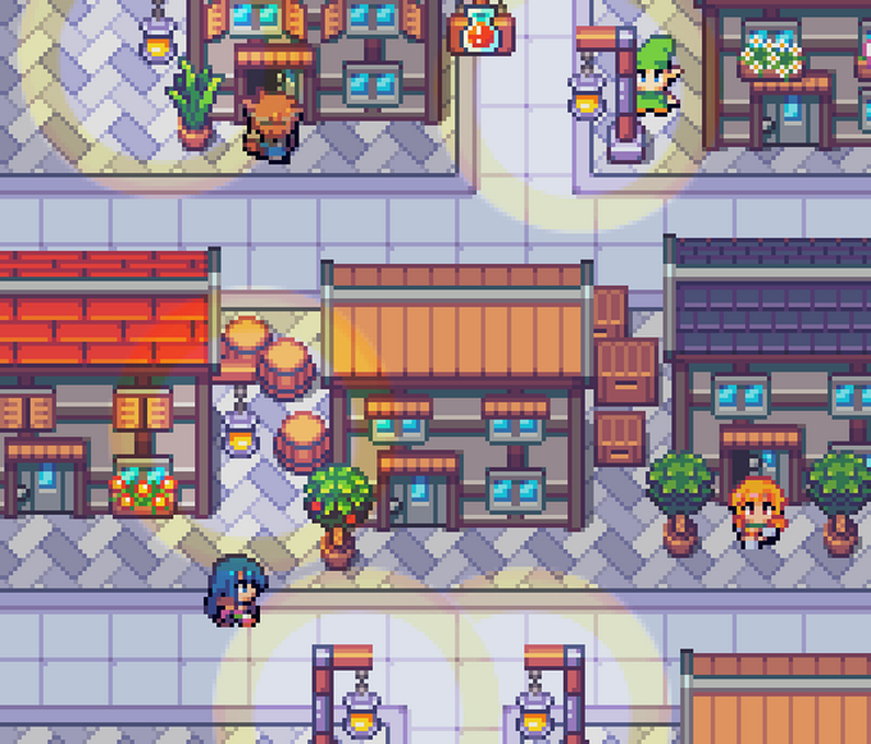 FREE RPG asset tileset marketplace pack (Super Retro World by Gif) by Gif