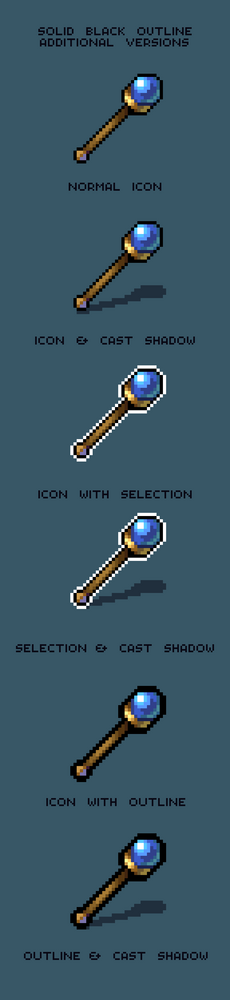 Pixel Fantasy RPG Icons 32x32 by Thomas Feichtmeir "Cyangmou"