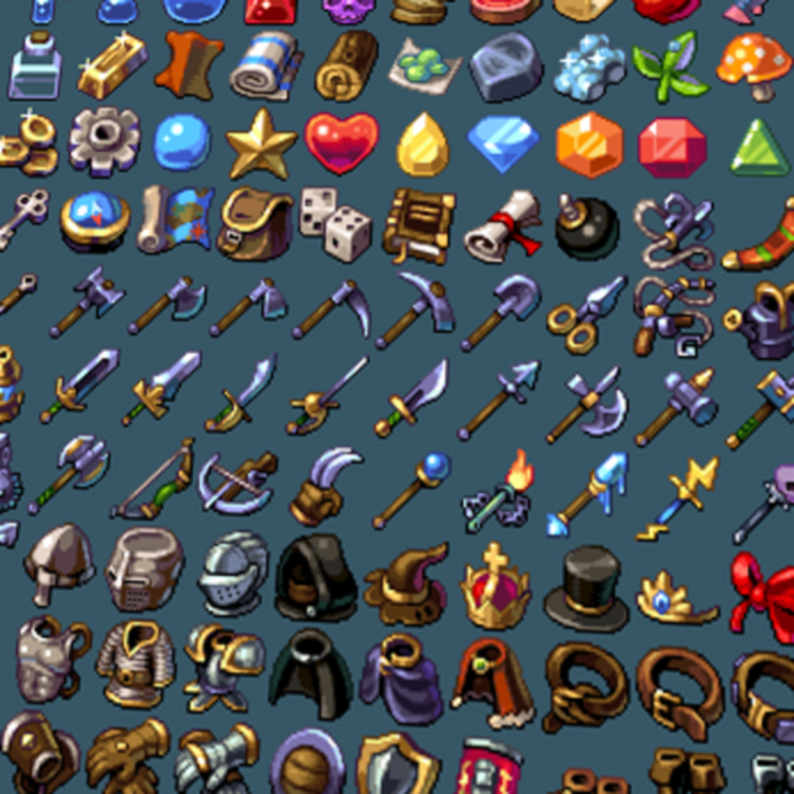 Pixel Fantasy RPG Icons 32x32 by Thomas Feichtmeir "Cyangmou"