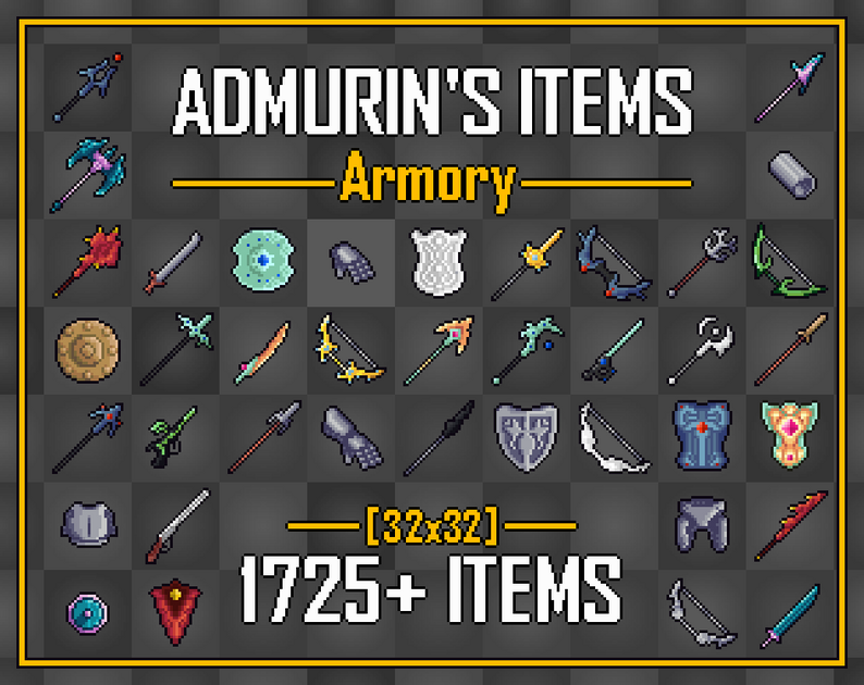 [Mega Pack] Admurin's Items by Admurin