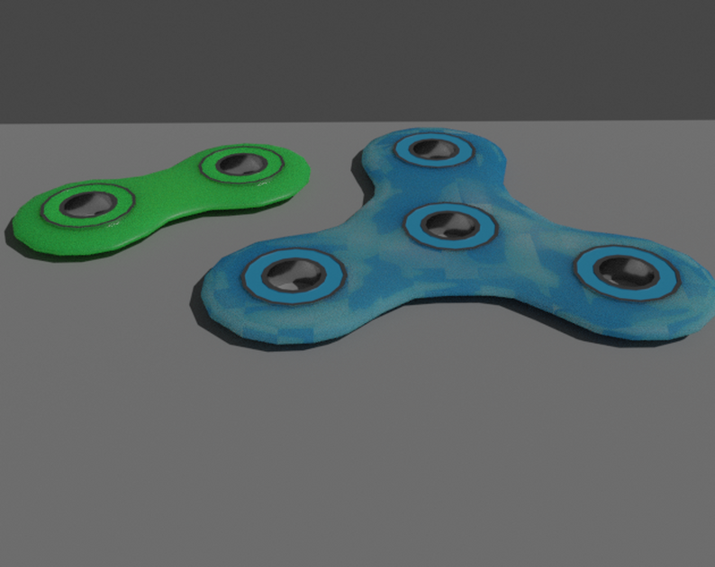 Fidget Spinner Modular Lowpoly Set by b._.render