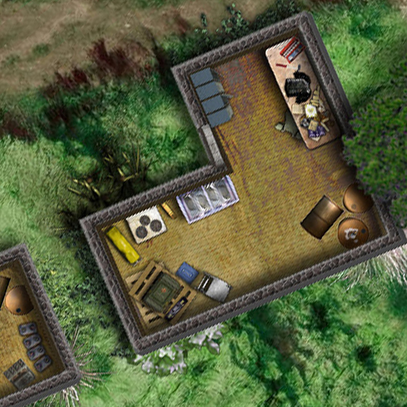 Post apocalyptic Battlemap ☢️ Crossroads danger by Amatsu Maps