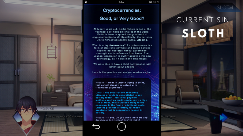 Sinsations - A BL / Yaoi Visual Novel by Whitehand