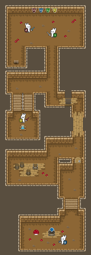 16x16 Top Down Dungeon Tileset 2! by TheSavvyCow