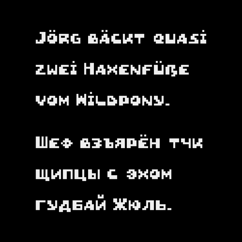 Pixel Font - ARK by somepx