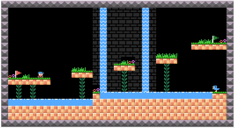 Pocket platformer by The l0bster
