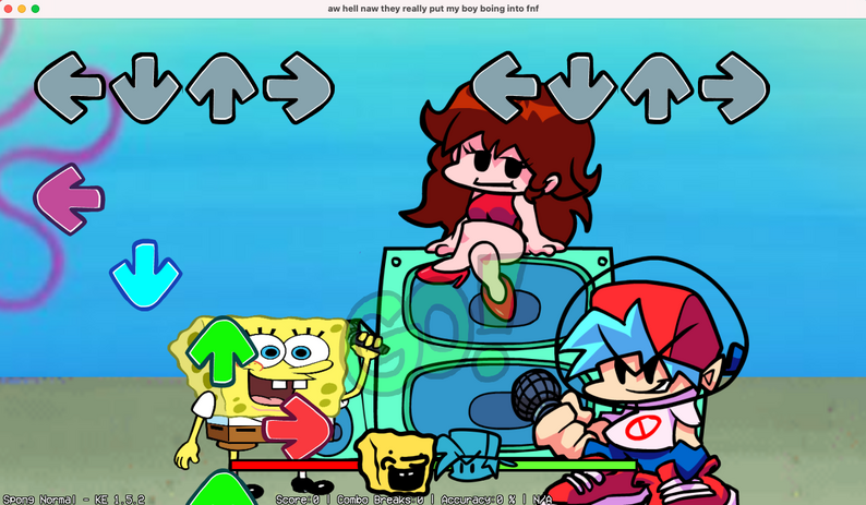 FNF Vs Spong For mac by thatblockboi