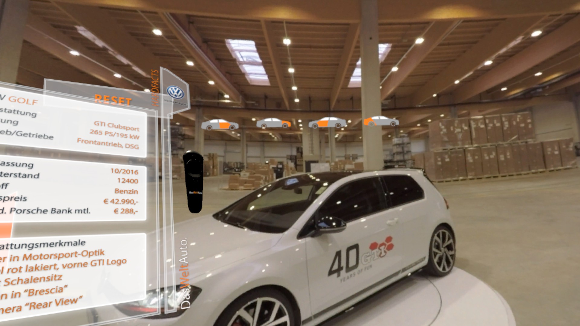 Virtual Reality Testdrive - Volkswagen by Porsche Holding