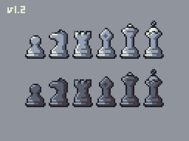 Pixel Chess - Free asset pack by dani maccari