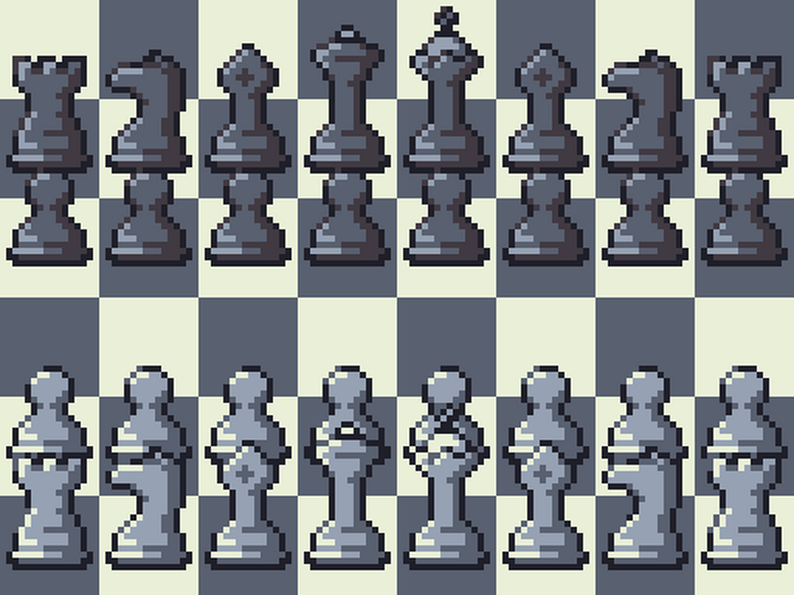Pixel Chess - Free asset pack by dani maccari