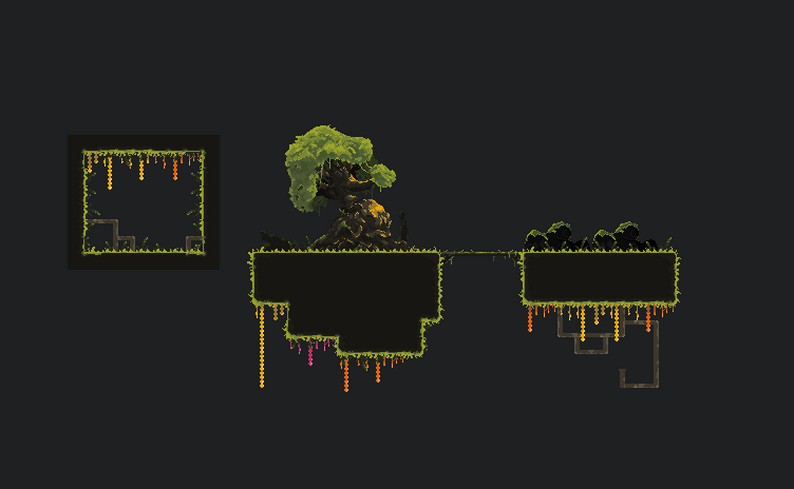 The DARK Series - Ancient Caves Tileset by Penusbmic