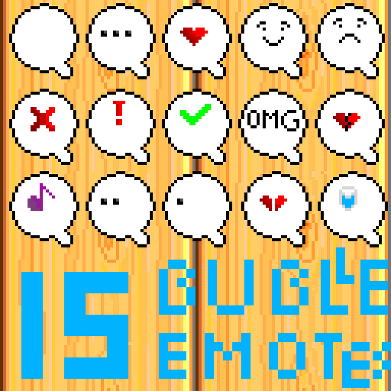bubble emotes by designs up