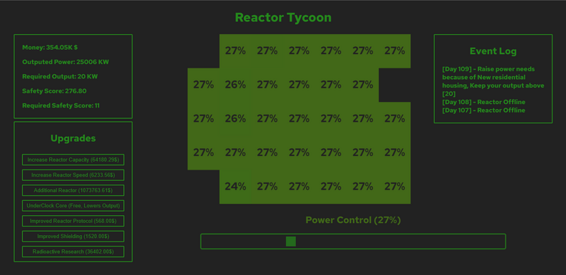 Reactor Tycoon by JackPrograms