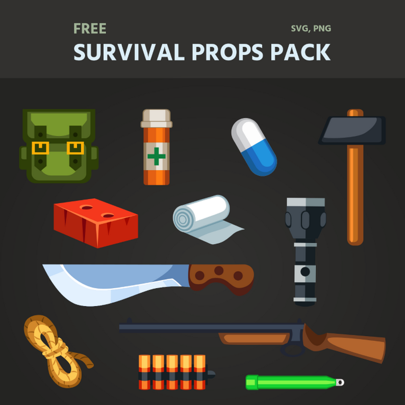 Free Survival Props Pack by AhNinniah