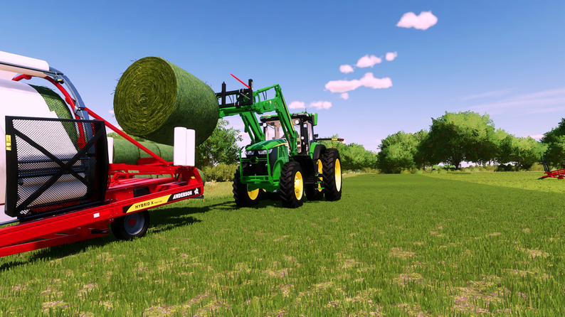 FS22 Anderson Hybrid X Bale Wrapper by Cunningham Modding