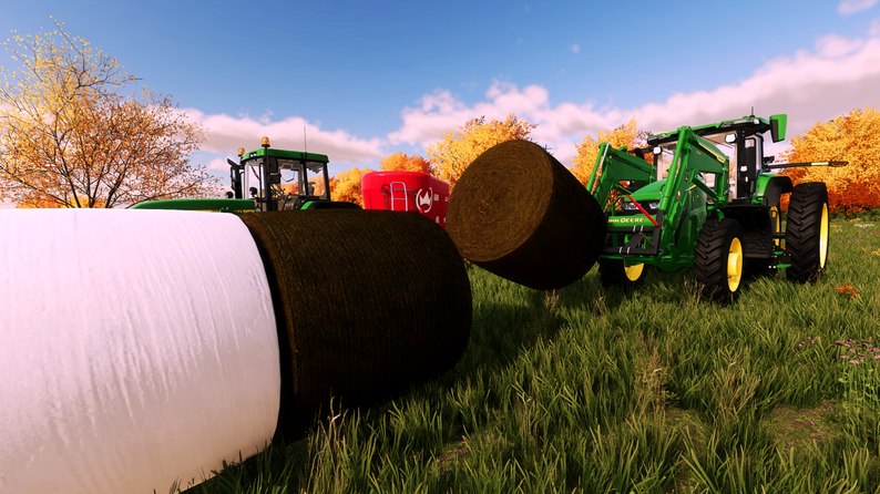 FS22 Anderson Hybrid X Bale Wrapper by Cunningham Modding