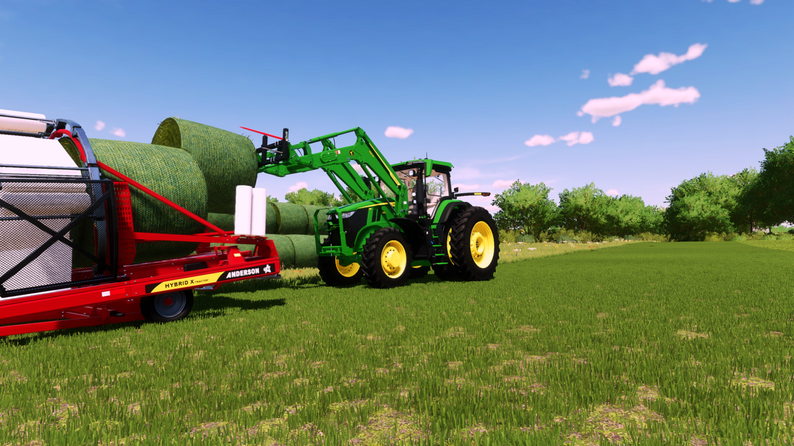 FS22 Anderson Hybrid X Bale Wrapper by Cunningham Modding