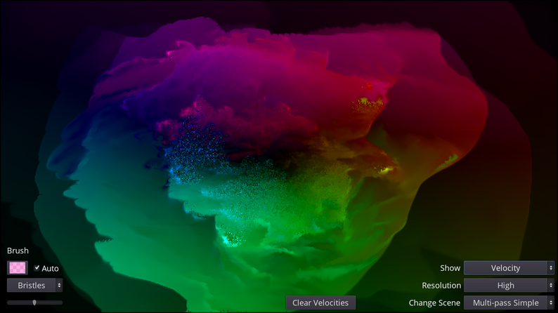 2D Fluid Simulator in Godot by Maaack