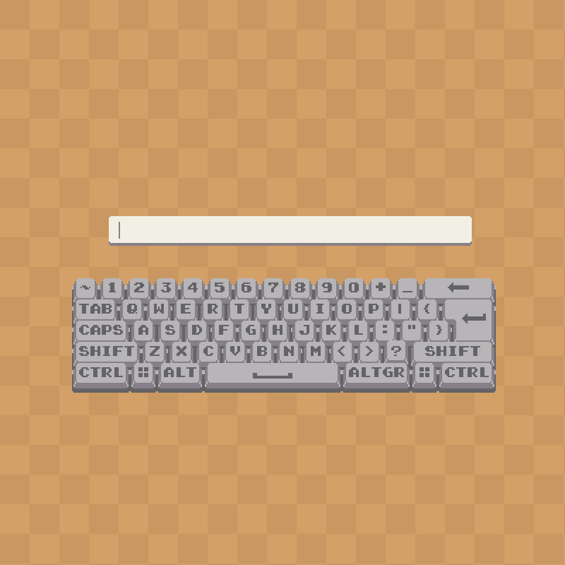 SimpleKeys - Animated Pixel Keyboard Keys by beamedeighth